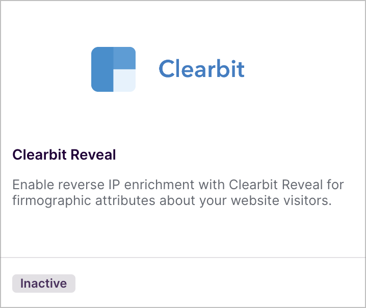 Setting up your Clearbit integration – Mutiny