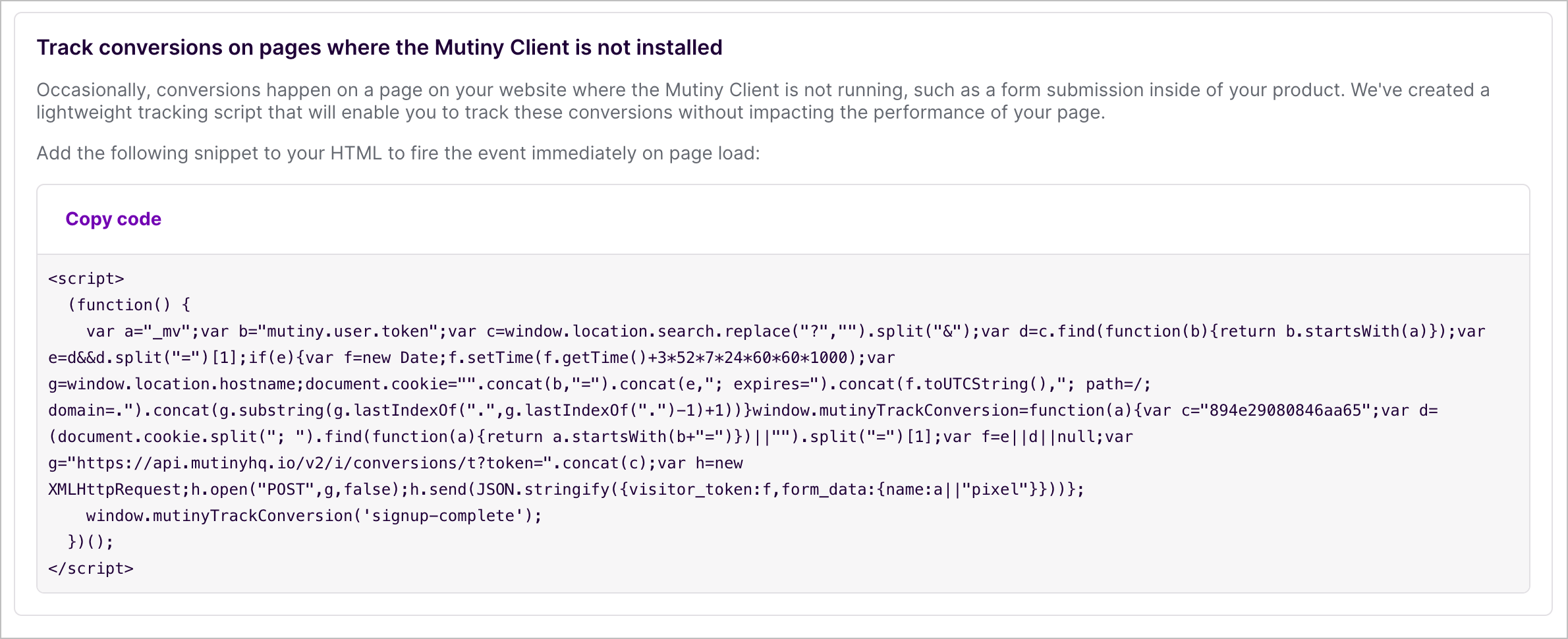 Tracking Events With Custom Javascript Mutiny 0058